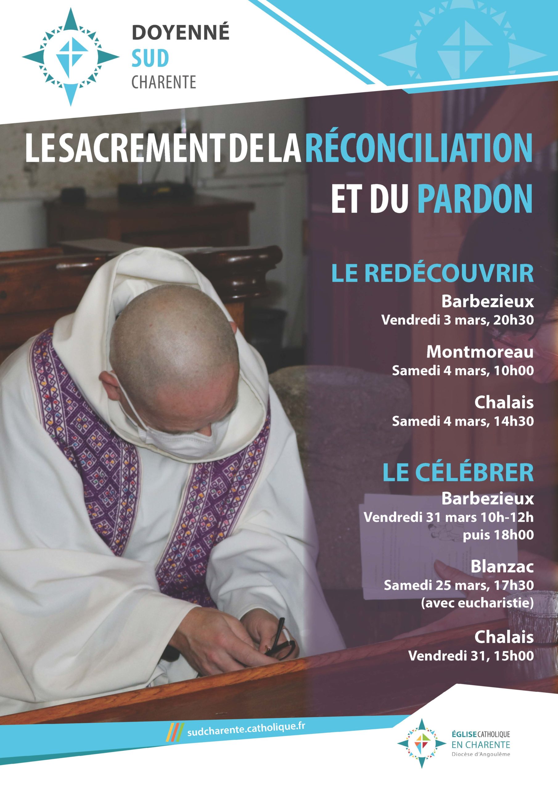 Temps de redécouverte du sacrement de réconciliation - Doyenné Sud Charente