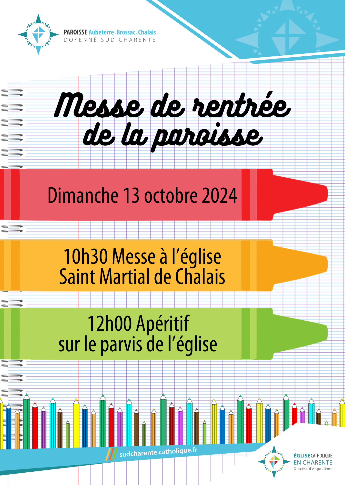 Messe de rentrée de la paroisse Aubeterre - Chalais - Brossac - Doyenné ...