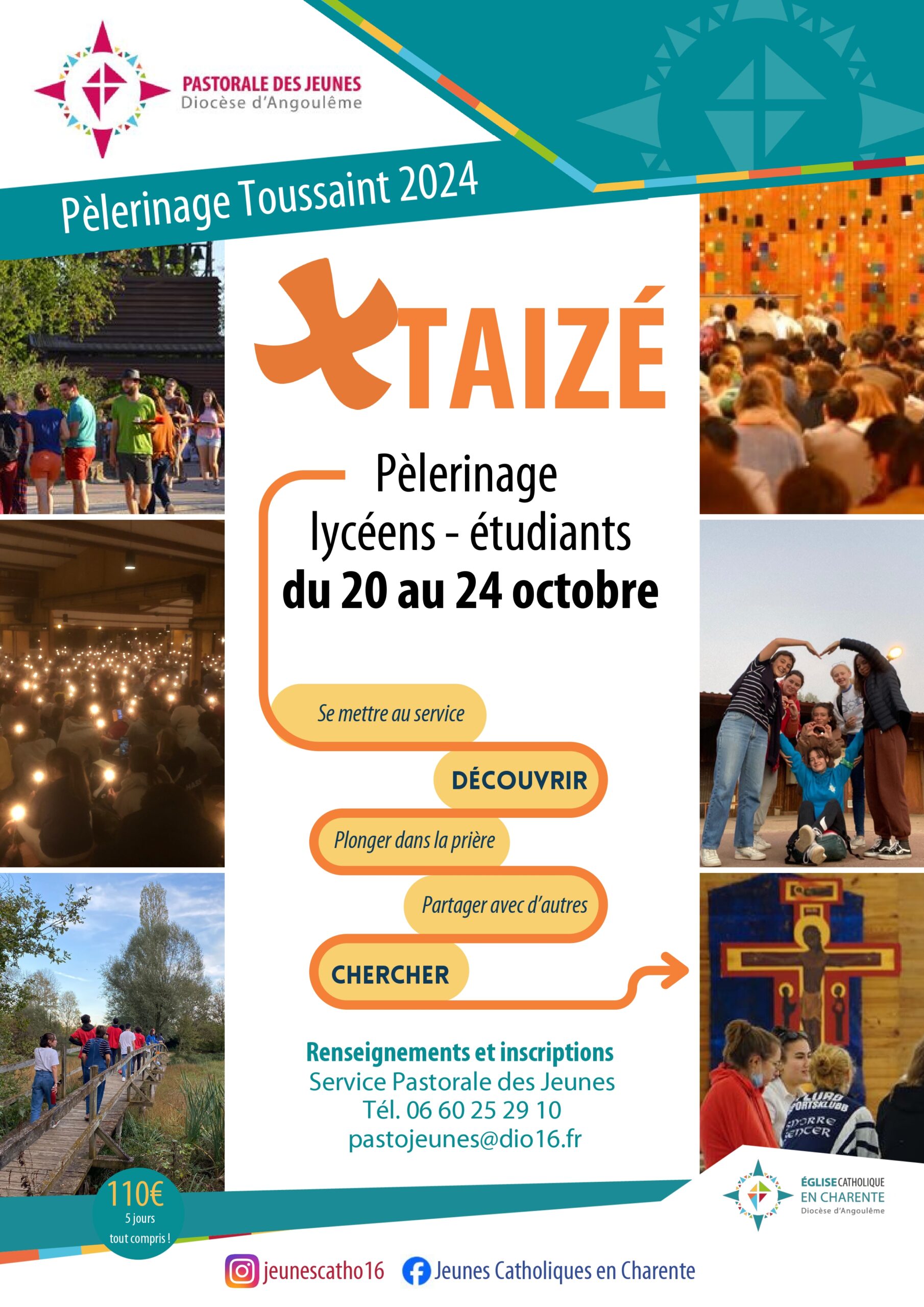Pélé des lycéens à TAIZÉ - Diocèse d'Angoulême