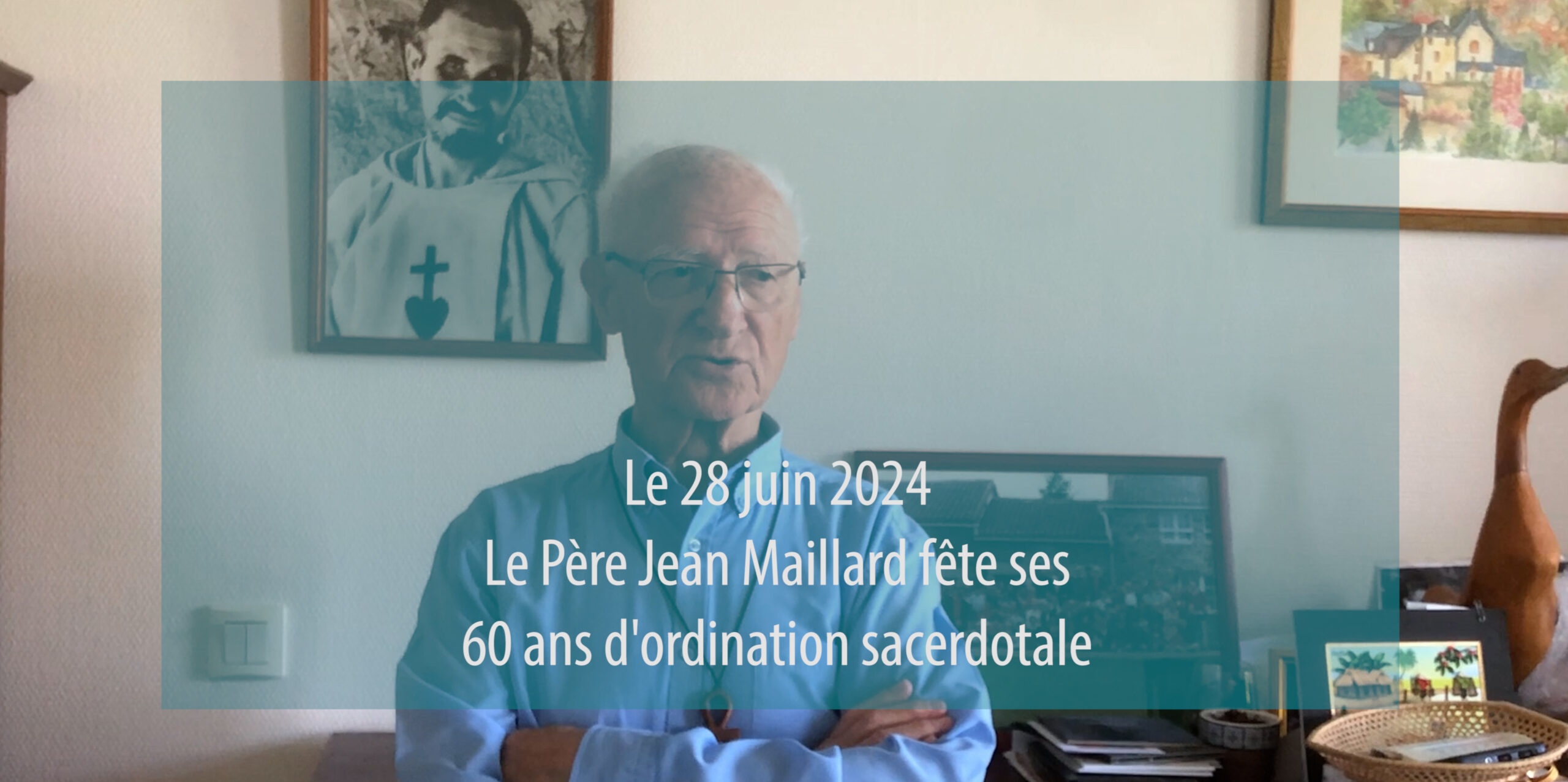 Le Père Jean Maillard fête 60 ans d'ordination! - Diocèse d'Angoulême